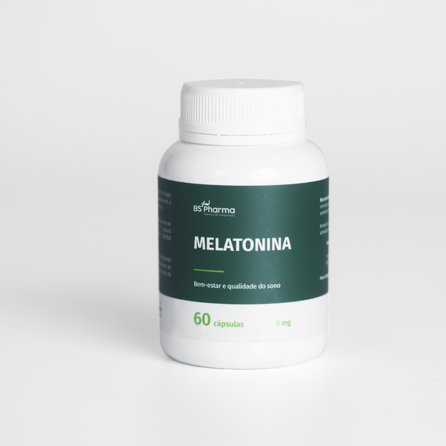 Melatonina 5 mg 60 cápsulas - bspharma