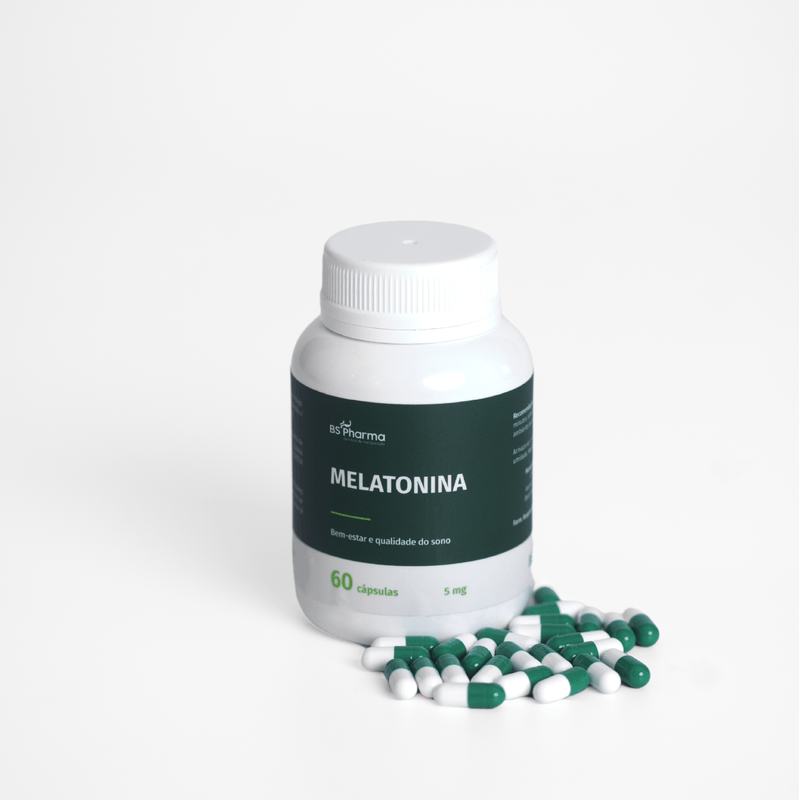Melatonina 5 mg 60 cápsulas - bspharma